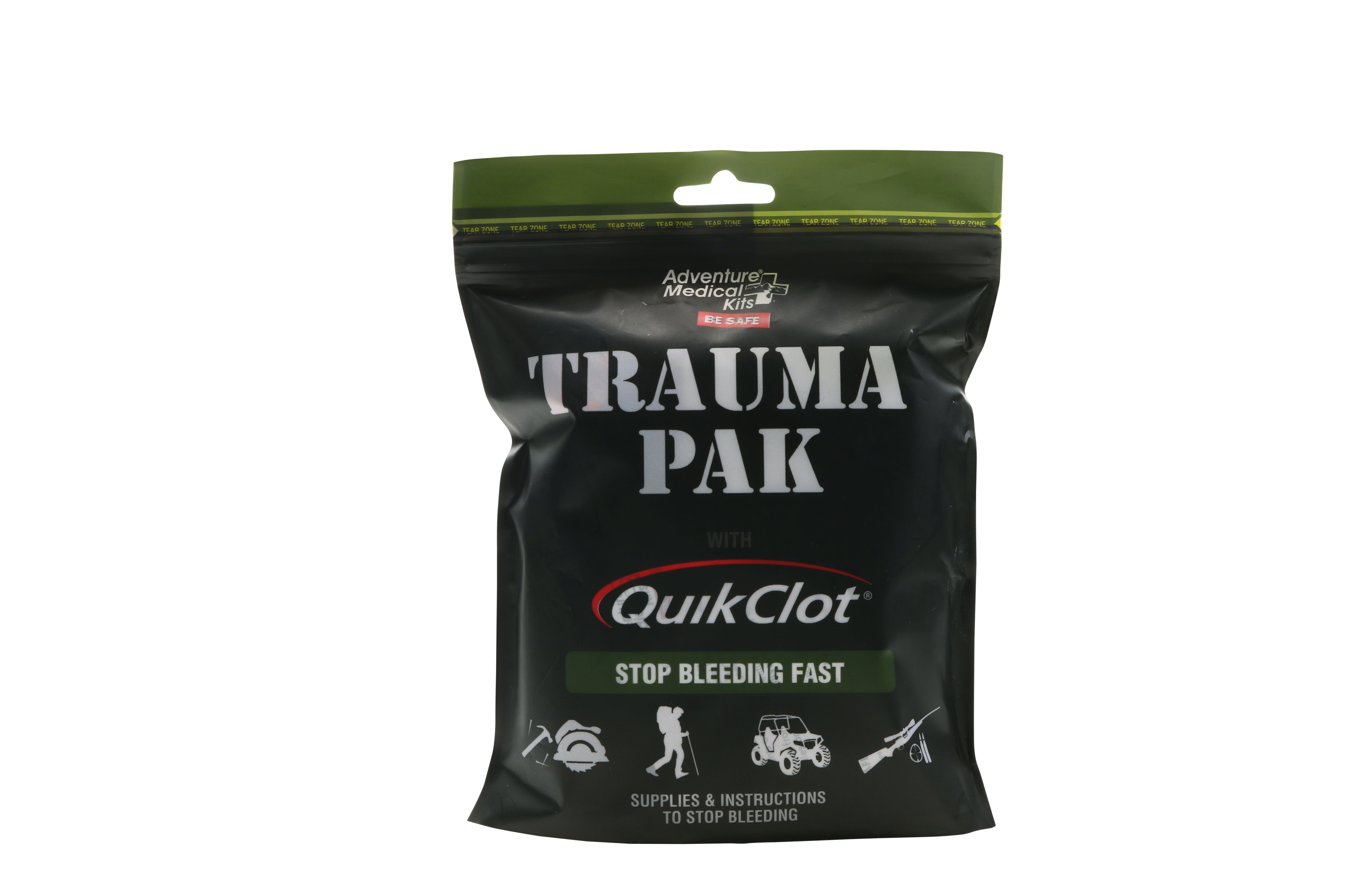 Adventure Medical Kits Trauma Pak with QuikClot, First Aid Kit, 1 Pack ...