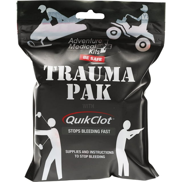 Adventure Medical Kits Trauma Pak with QuikClot, First Aid Kit, 1 Pack ...