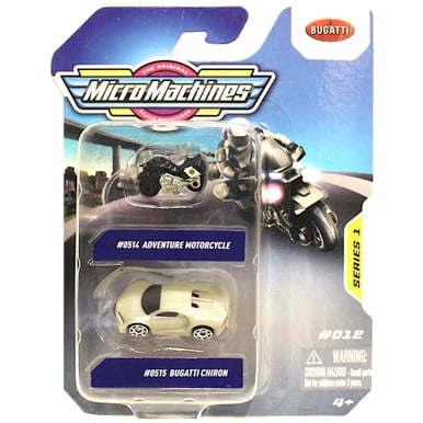 Adventure Motorcycle & Bugatti Chiron Micro Machines 2pk - Walmart.com