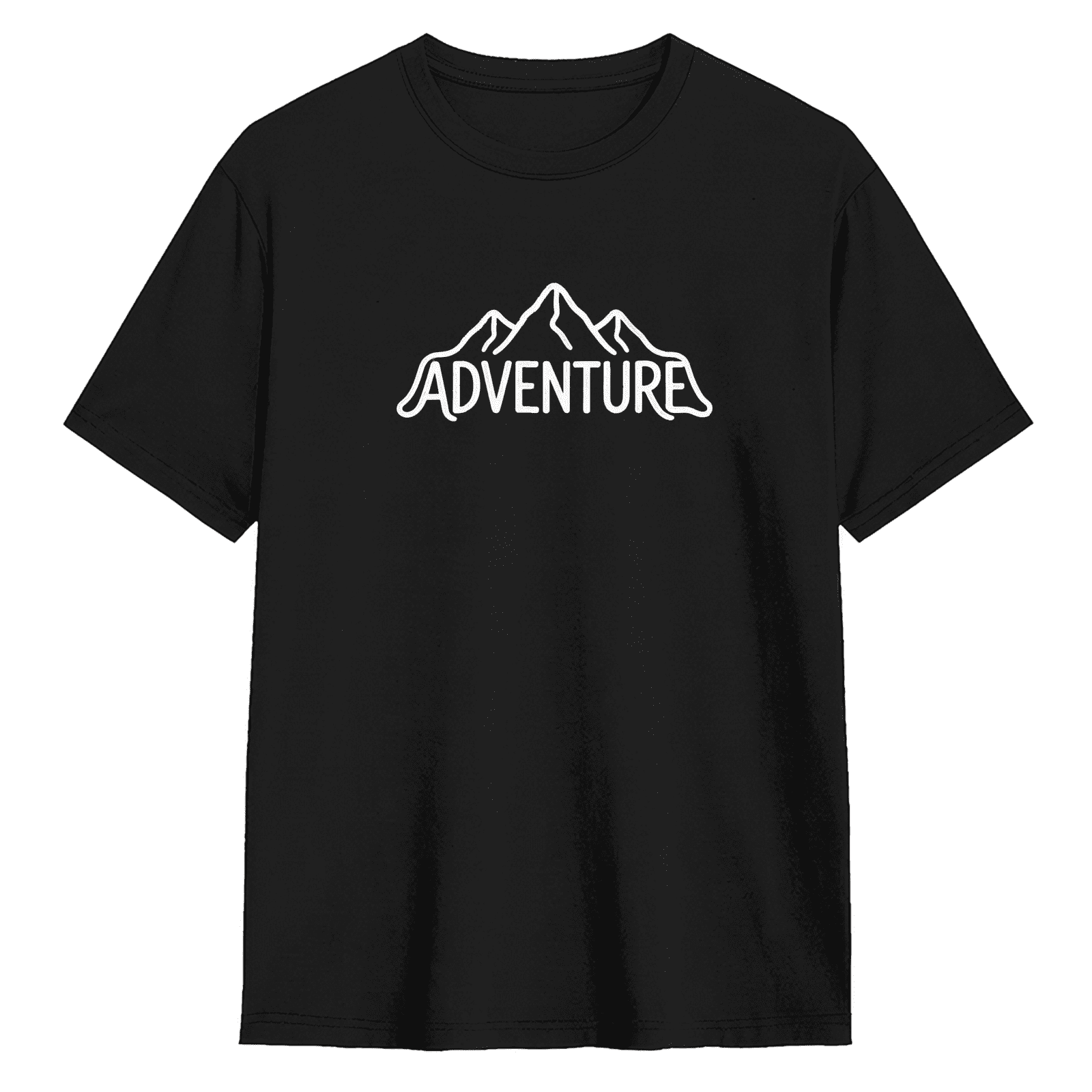 Adventure Mountain Typography Vintage Graphic Tee for Men and Women ...