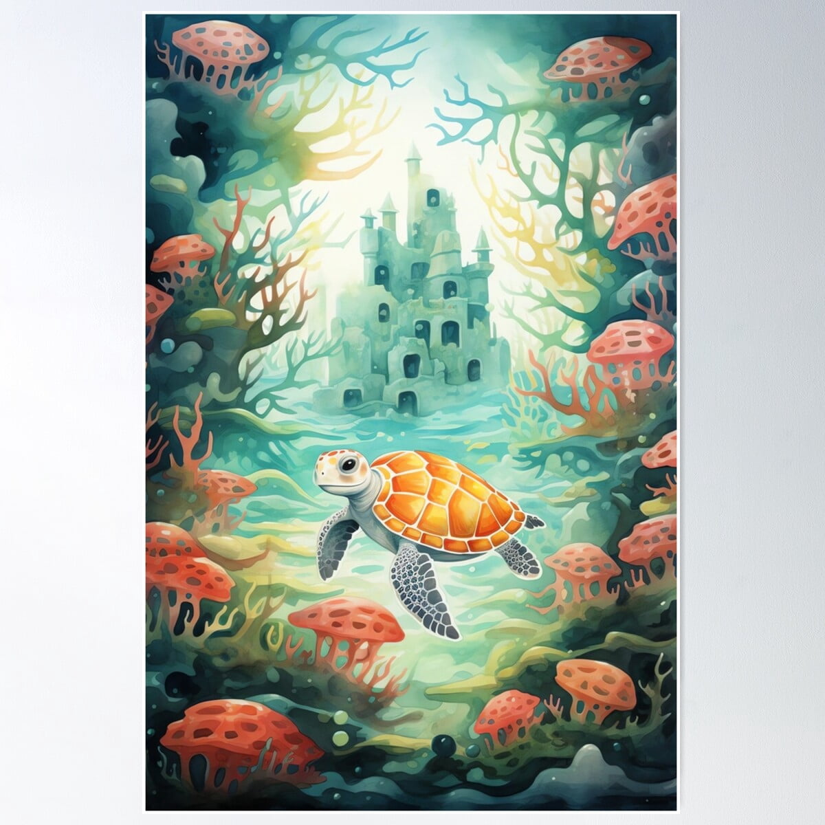 Adventure Ocean Odyssey Poster Wall Art, Modern Wall Decor For Living ...