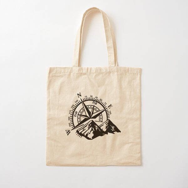 Adventure Orientation Compass Cotton Tote Bag Canvas Tote Bag, Family ...