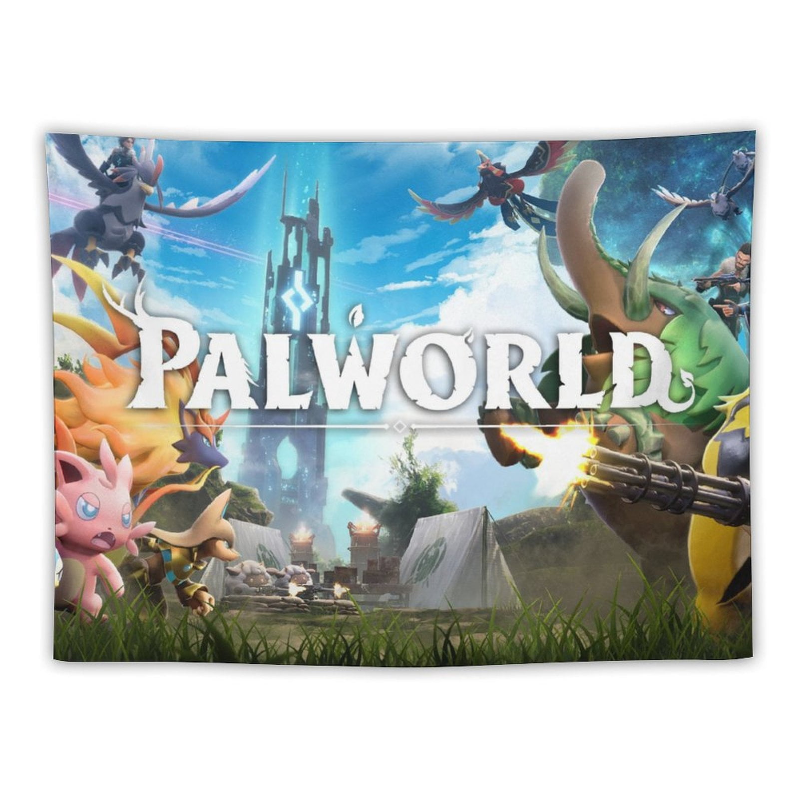 Adventure Palworld Tapestry Luxury Wall Hanging Tapestries Decor Aisle ...