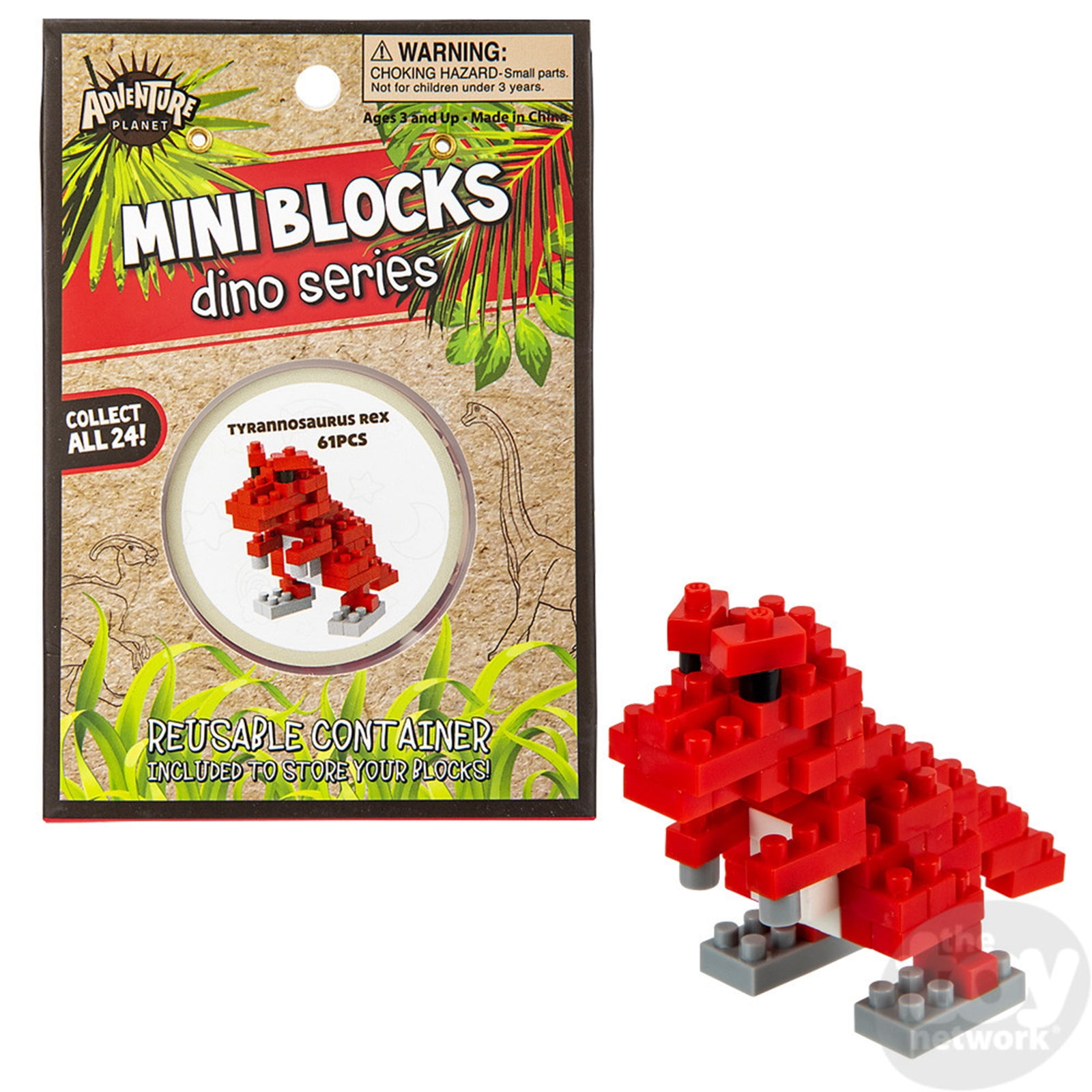 Adventure Planet Mini Blocks Animal Series T-Rex Building Set - Walmart.com