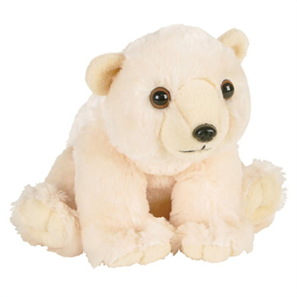 Adventure Planet Plush Animal Den - POLAR BEAR (8 inch) - Walmart.com