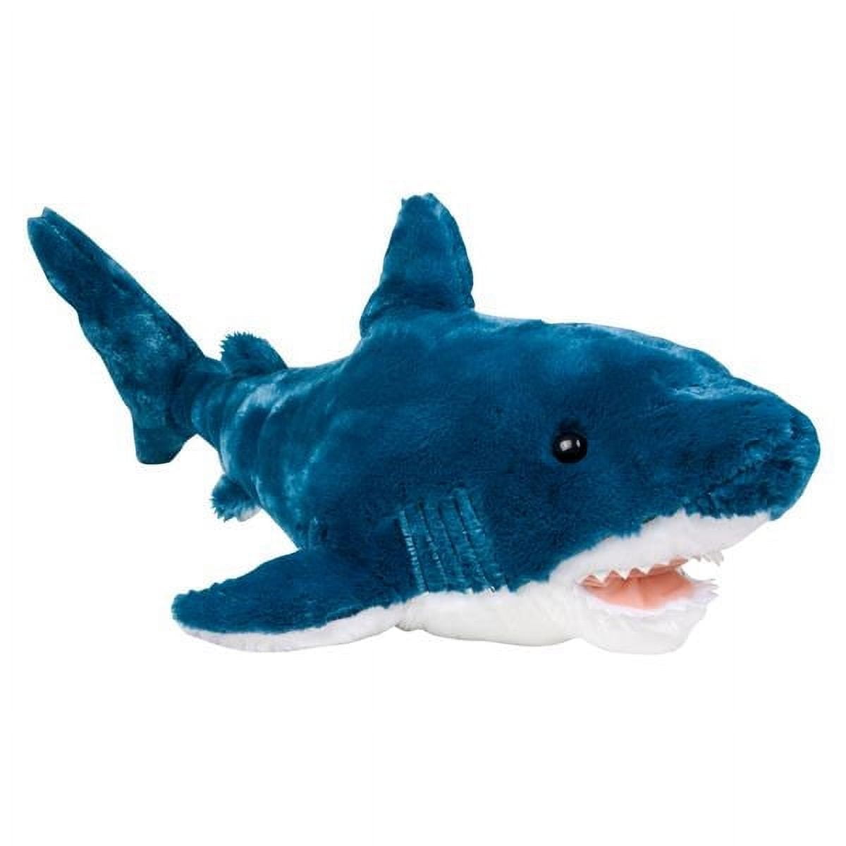 Adventure Planet Blue Shark Plushie - Soft Stuffed Animal Toy for Kids ...