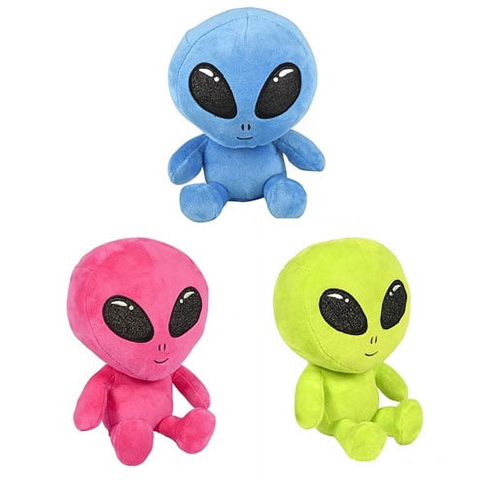 Adventure Planet Plush - SET OF 3 ALIENS (Blue, Green & Pink)(9 inch ...