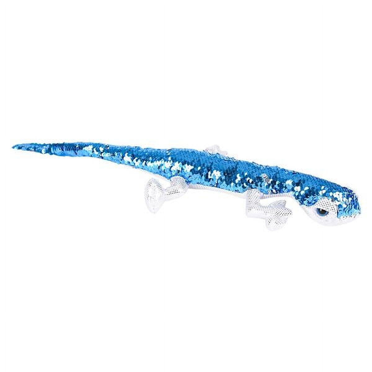Adventure Planet Sequinimals Plush - GECKO (Sequin - Blue & Silver) (10 ...