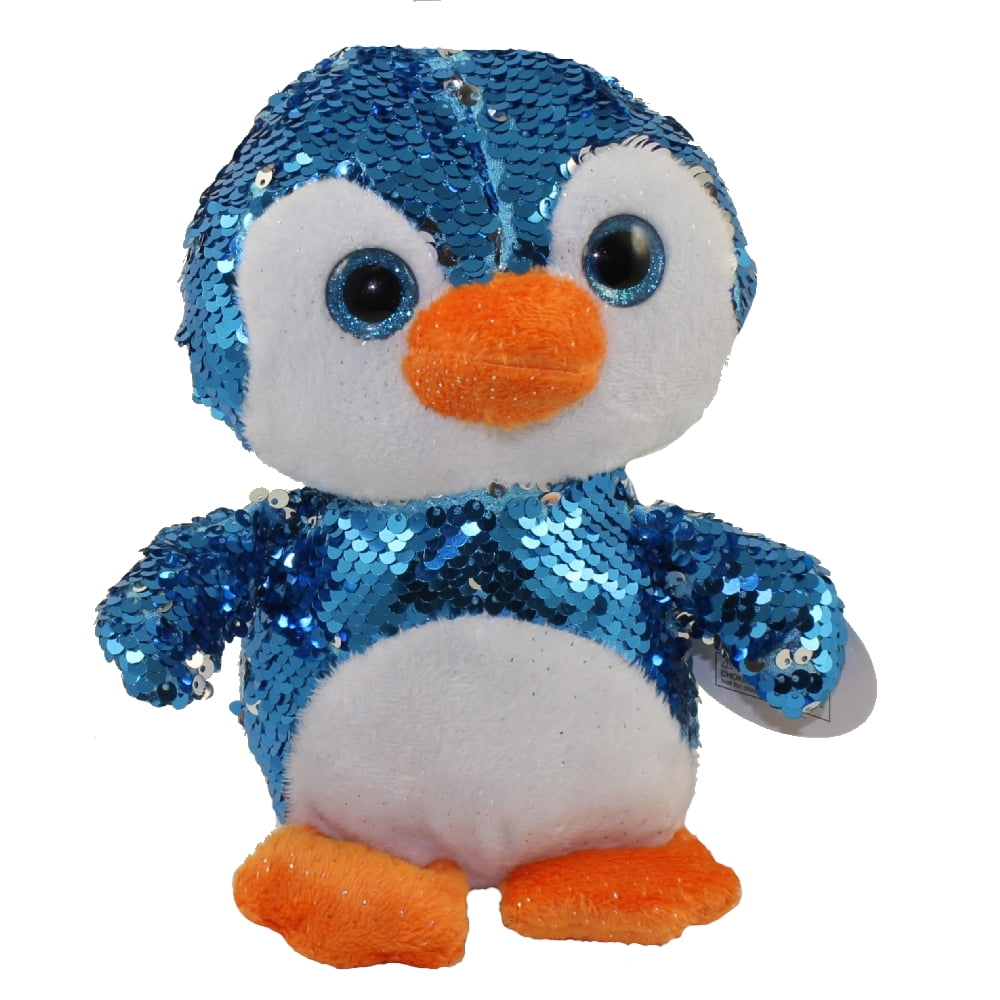 Adventure Planet Sequinimals Plush - PENGUIN (Sequin - Blue & Silver ...