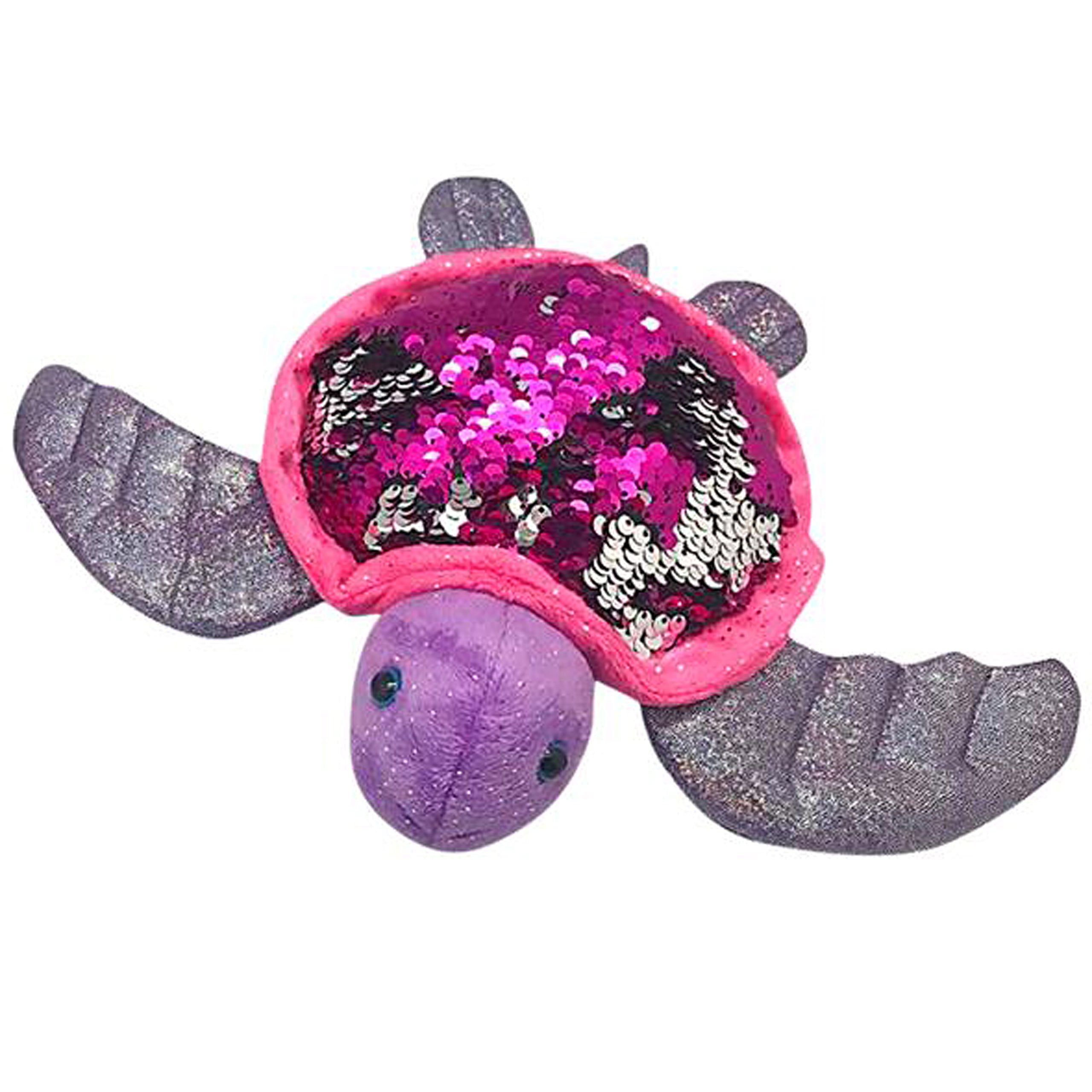 Adventure Planet Sequinimals Plush - SEA TURTLE (Sequin - Purple ...