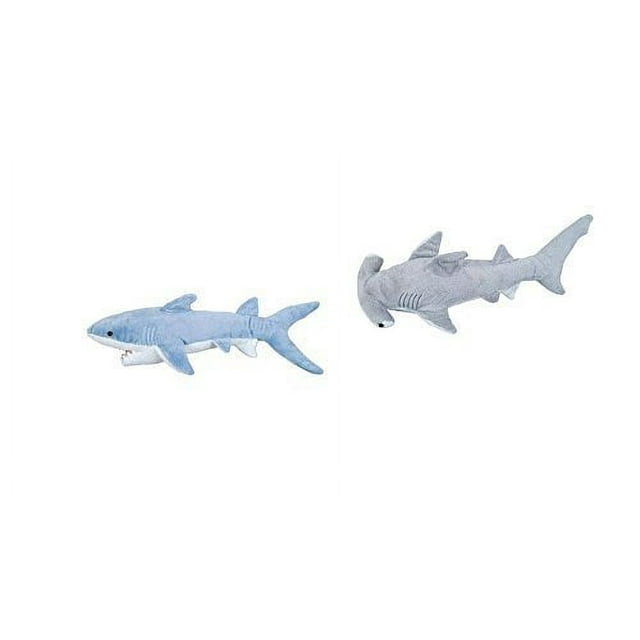 Adventure Planet 2 Plush Sharks Mako and Hammerhead Stuffed Animal ...