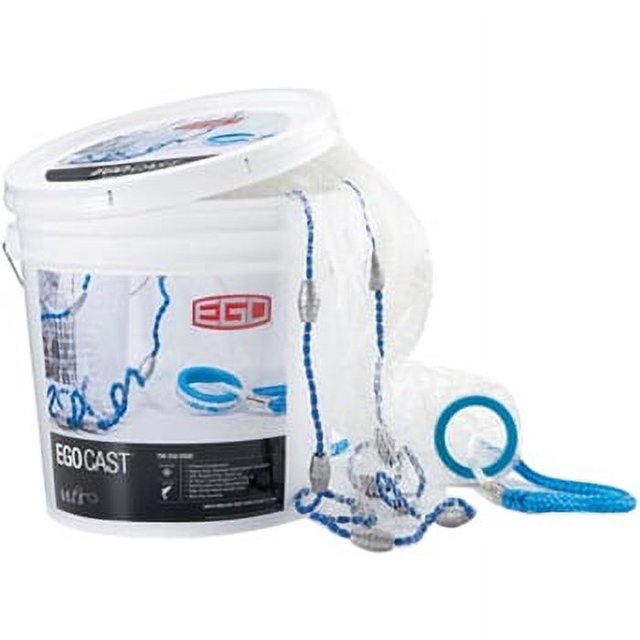 Adventure Products Heavy Duty Fishing Ego Cast 8 Foot Net - 0.25 Inch ...