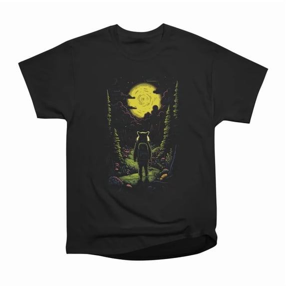 Adventure Raccoon Hike T-Shirt Tee Gift For Him Merch For Her Apparel ...