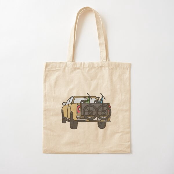 Adventure Rig Tan Truck With Mountain Bikes Canvas Tote Bags, Reusable ...