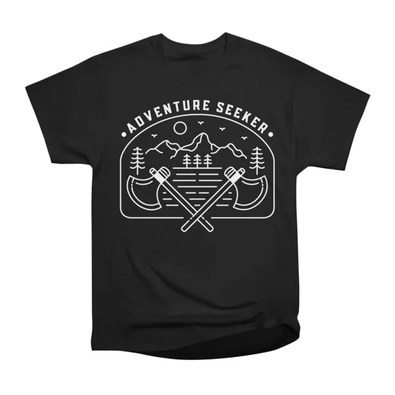 Adventure Seeker T-Shirt Tee Gift For Him Merch For Her Apparel For ...