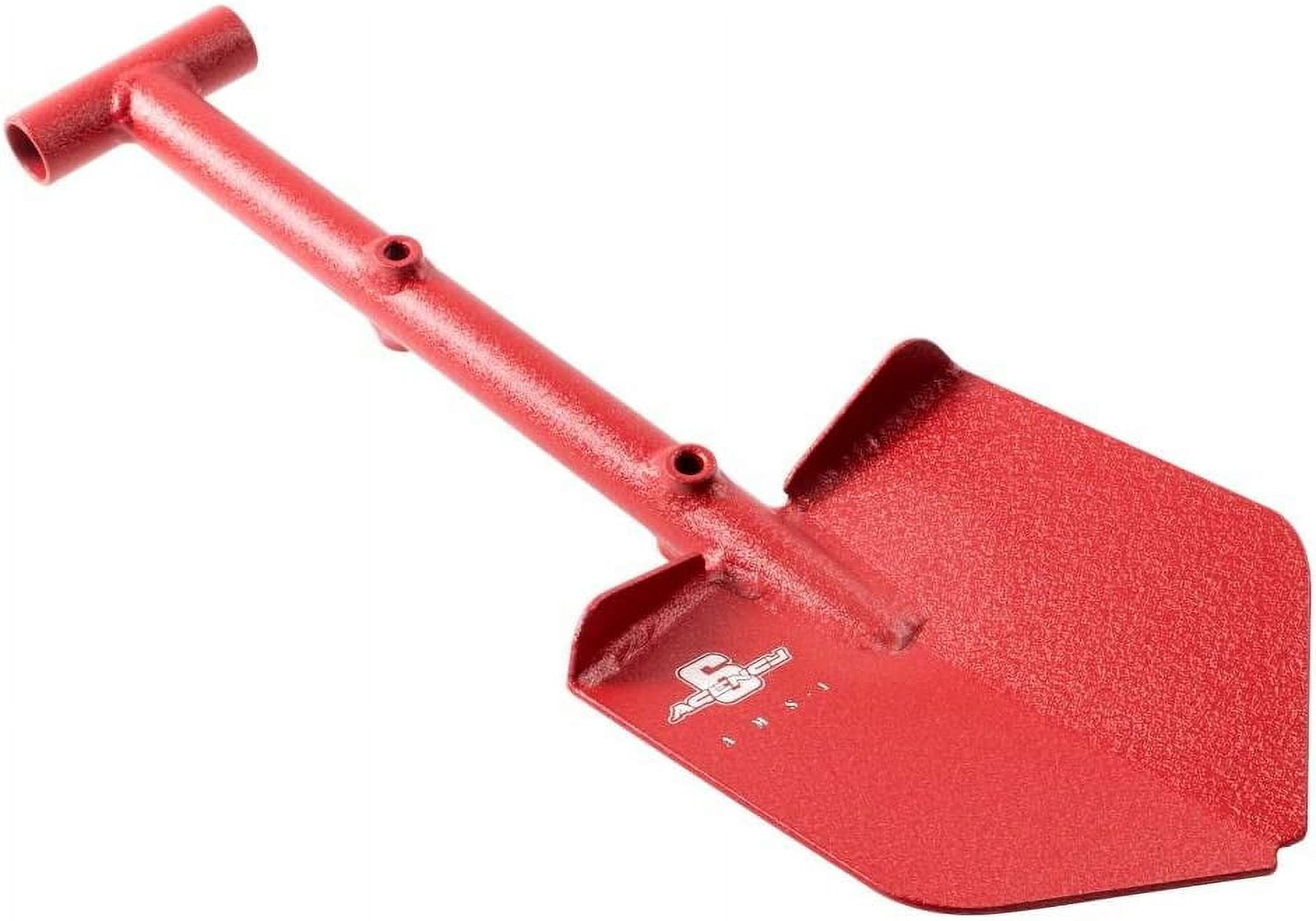 Adventure Shovel (AMS-1) Powder Coated Winkle Red Finish - Lightweight ...