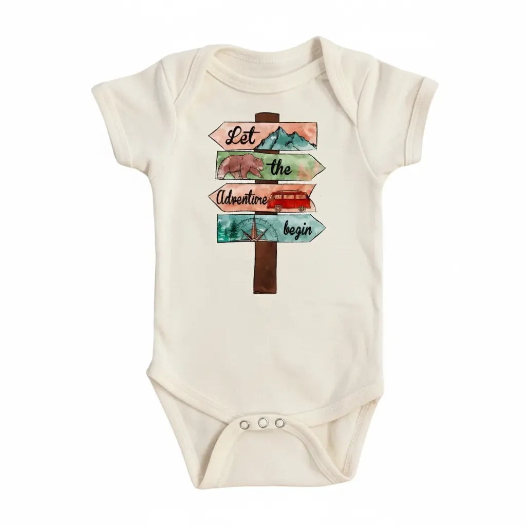 Adventure Sign Newborn Baby Bodysuit - Walmart.com