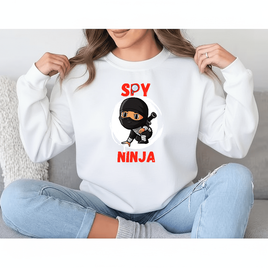 Adventure Spy Team Funny Gamer Kids Cool Boys Humor Sweatshirt V10352 ...