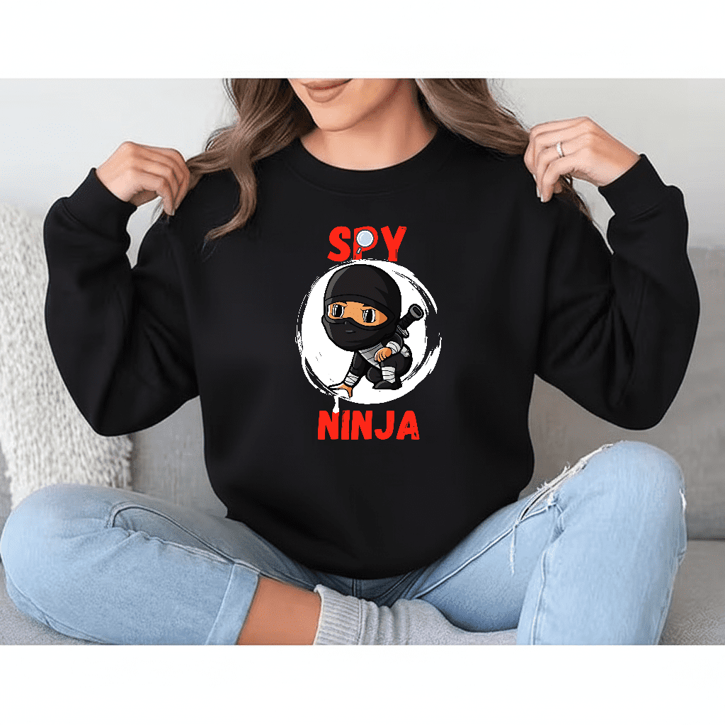 Adventure Spy Team Funny Gamer Kids Cool Boys Humor Sweatshirt V10352 ...