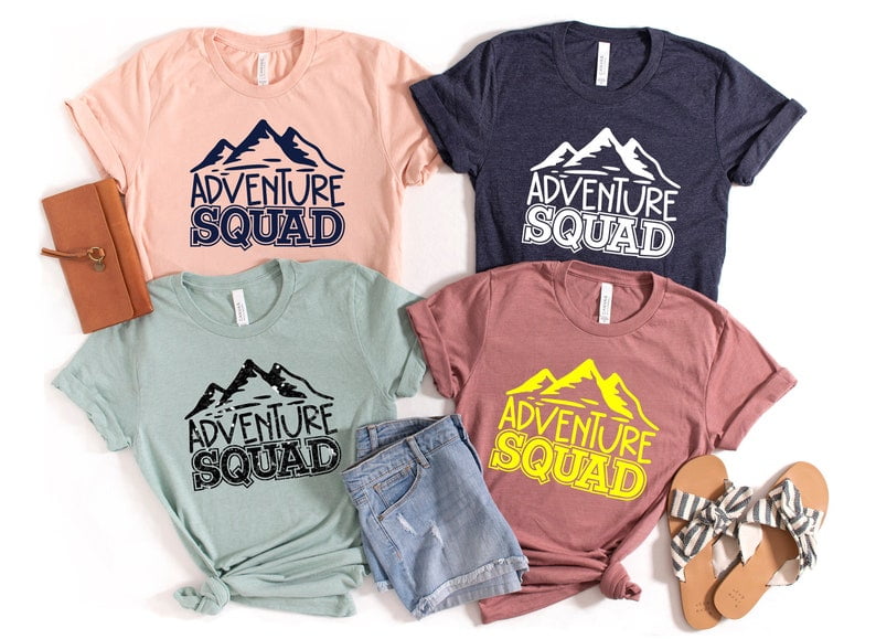 Adventure Squad Shirt, Mountain, Hiking, Outdoor, Adventure Buddies ...
