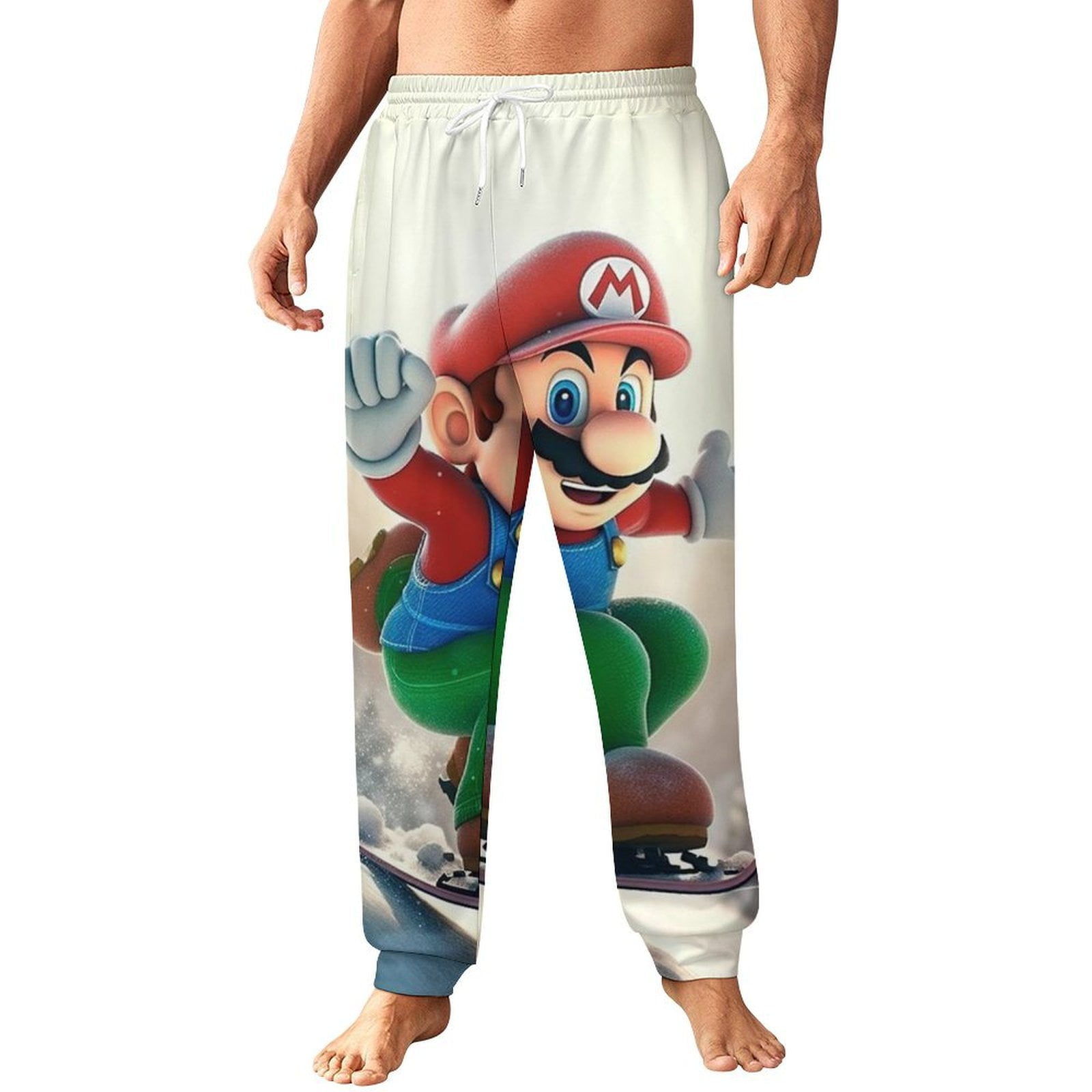 Adventure Super Mario Men's Sweatpants Trousers 3D Printed Joggers ...
