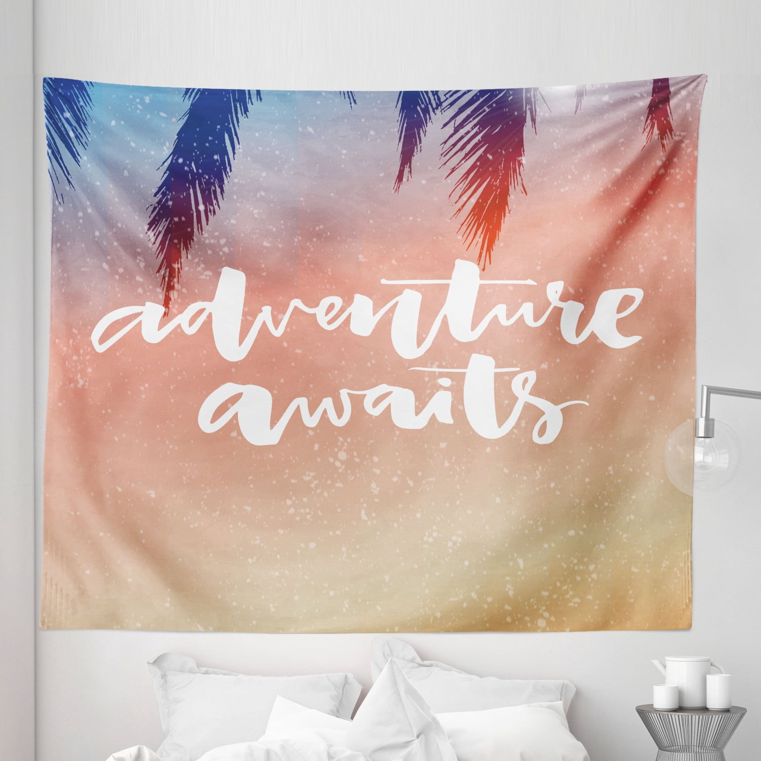Adventure Tapestry, Summer Interpretation of Modern Typographic Message ...