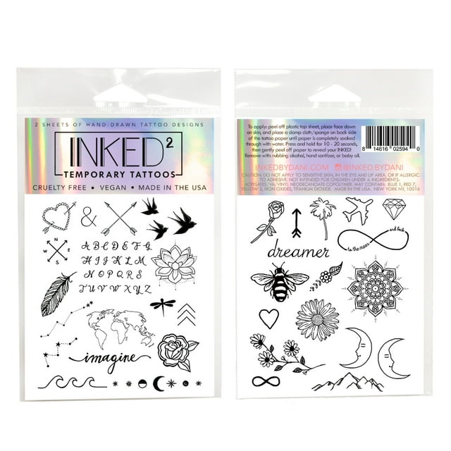 Adventure Temporary Tattoo Pack - Walmart.com