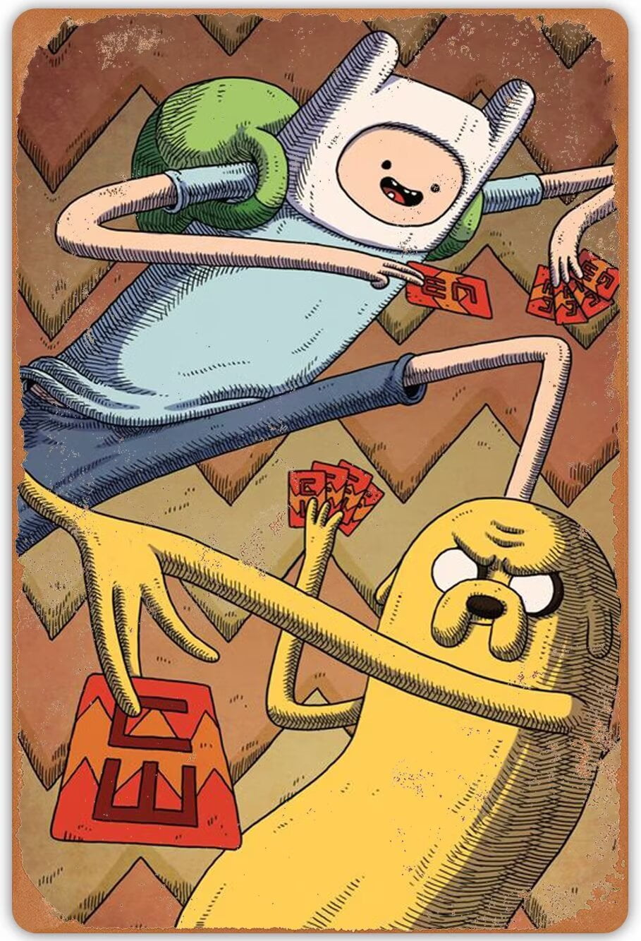 Adventure Time 1000 Pieces Jigsaw Puzzle For Adult Animation Cartoon ...