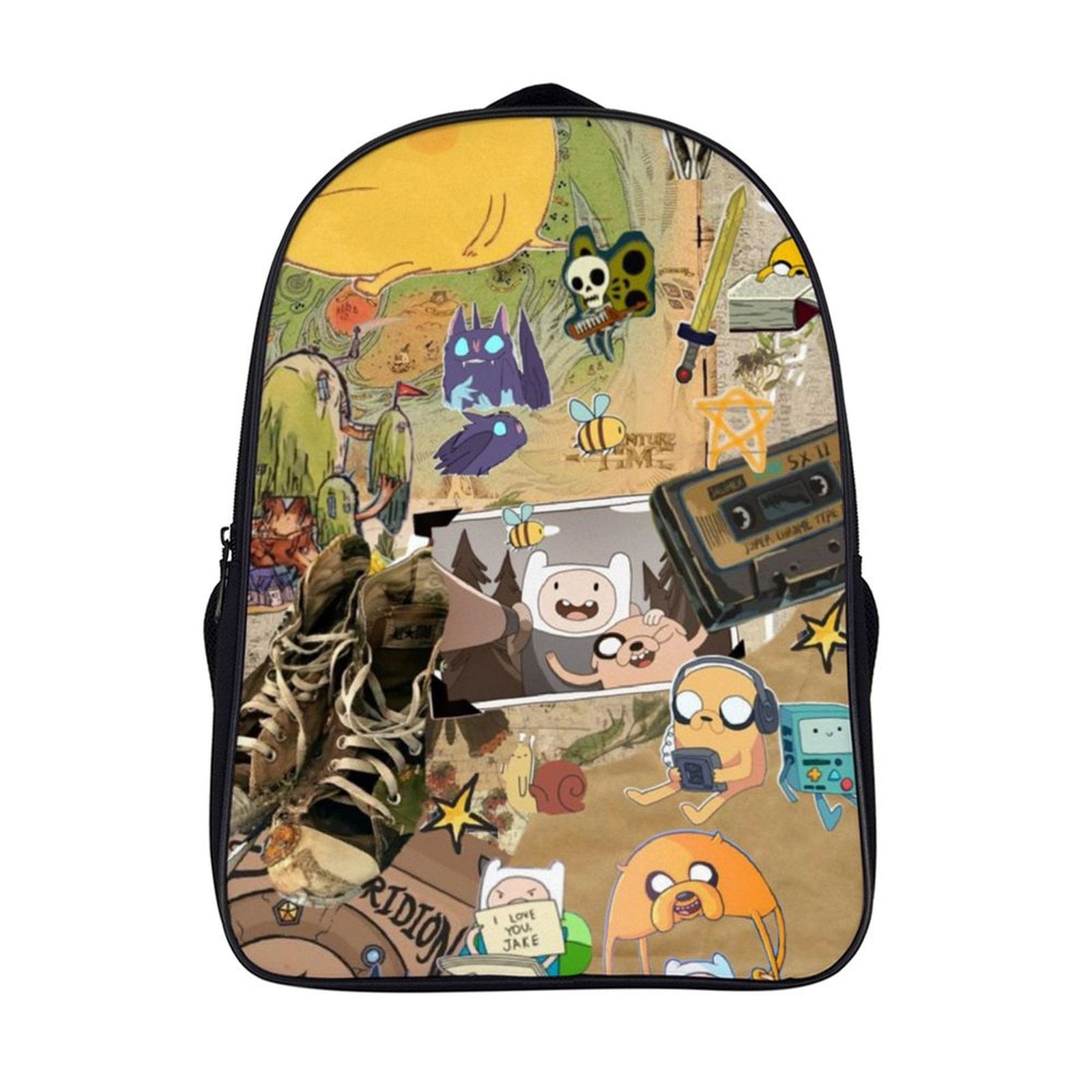 Adventure Time 16 Inch Backpack with 2 Compartment, Large Capacity ...