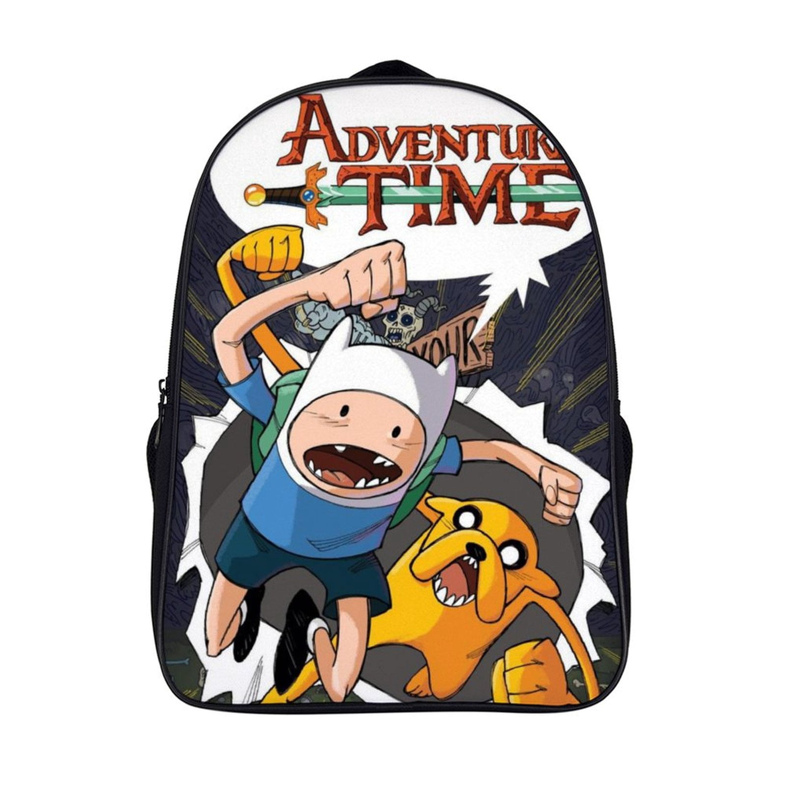 Adventure Time 16 Inch Backpack with 2 Compartment, Large Capacity ...
