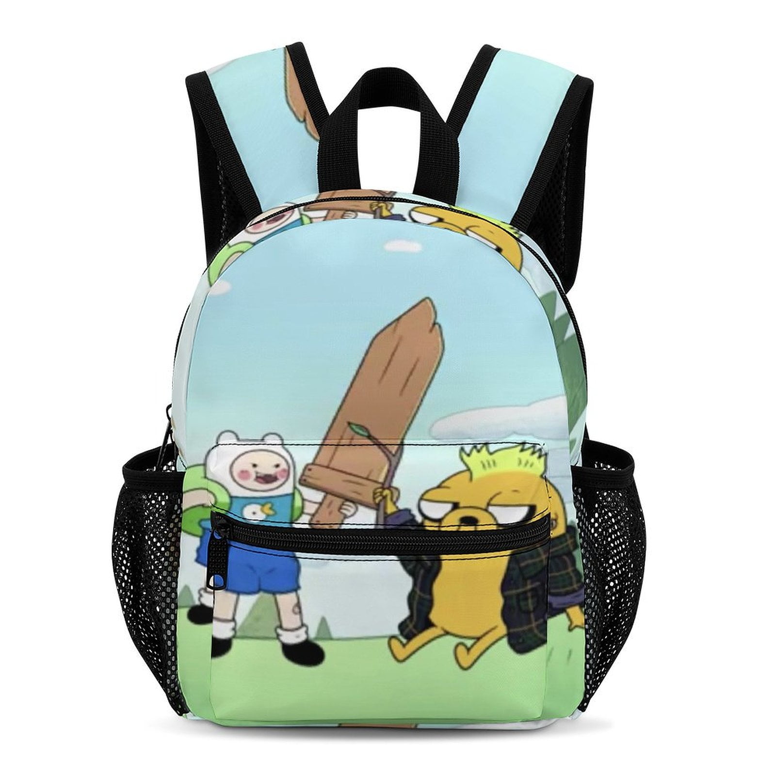 Adventure Time Animated Backpack Daypack School Bag Lightweight Bookbag ...