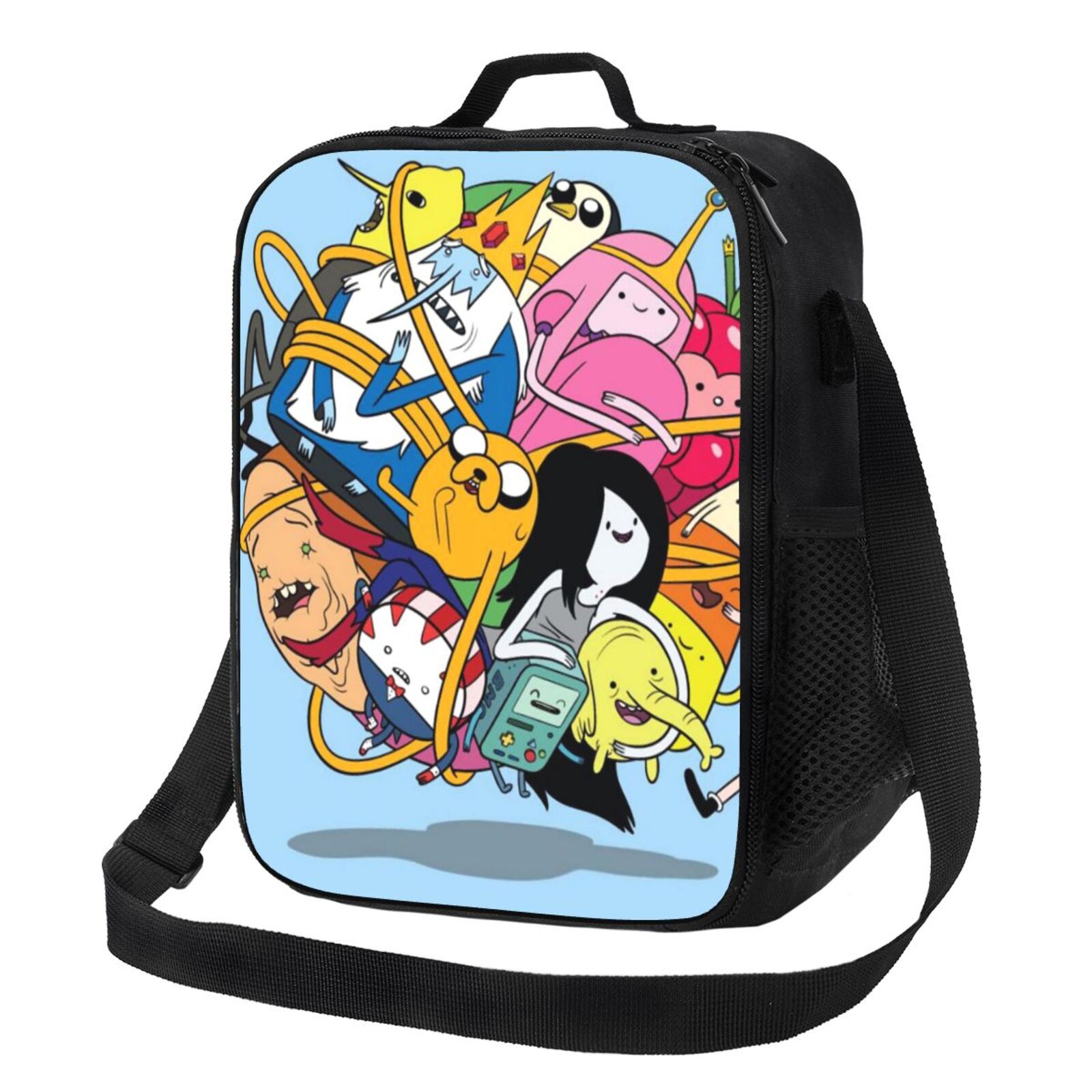 Adventure Time Animated Insulated Lunch Bag Portable Meal Bag Thermal ...