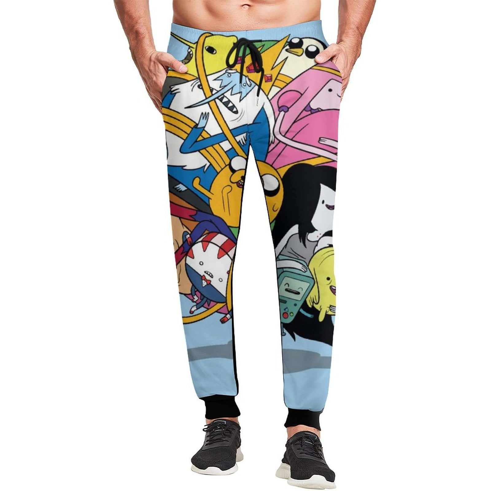 Adventure Time Animated Mens Sweatpants Joggers Pants 3D Printing ...