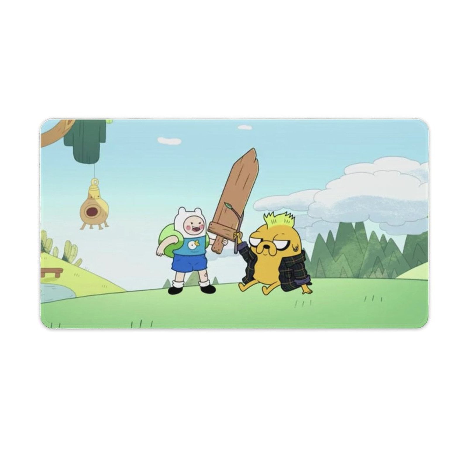 Adventure Time Animated Mouse Pad No-sliped Large Mousepad Extended ...