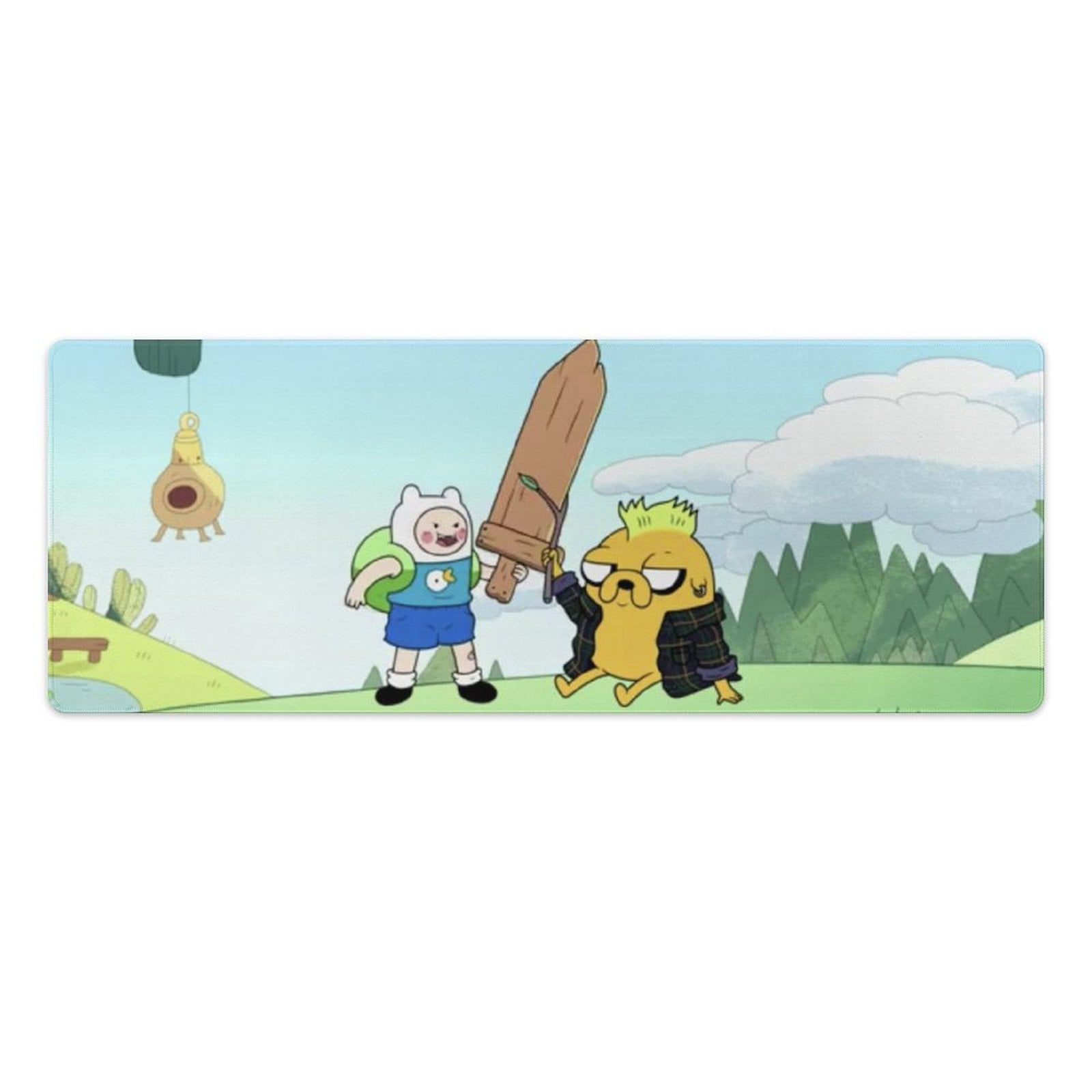 Adventure Time Animated Mouse Pad No-sliped Large Mousepad Extended ...