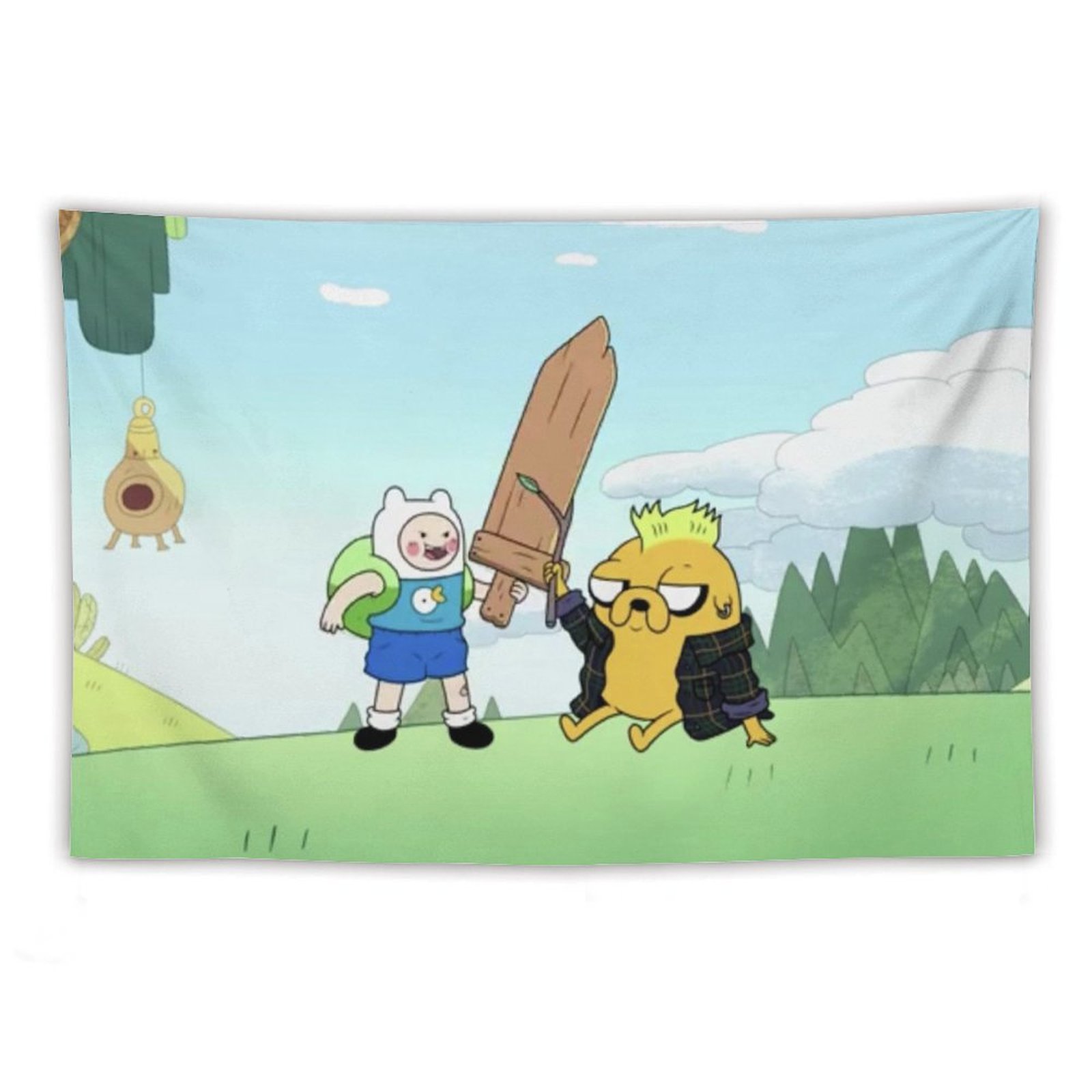 Adventure Time Animated Tapestry Luxury Wall Hanging Tapestries Decor ...