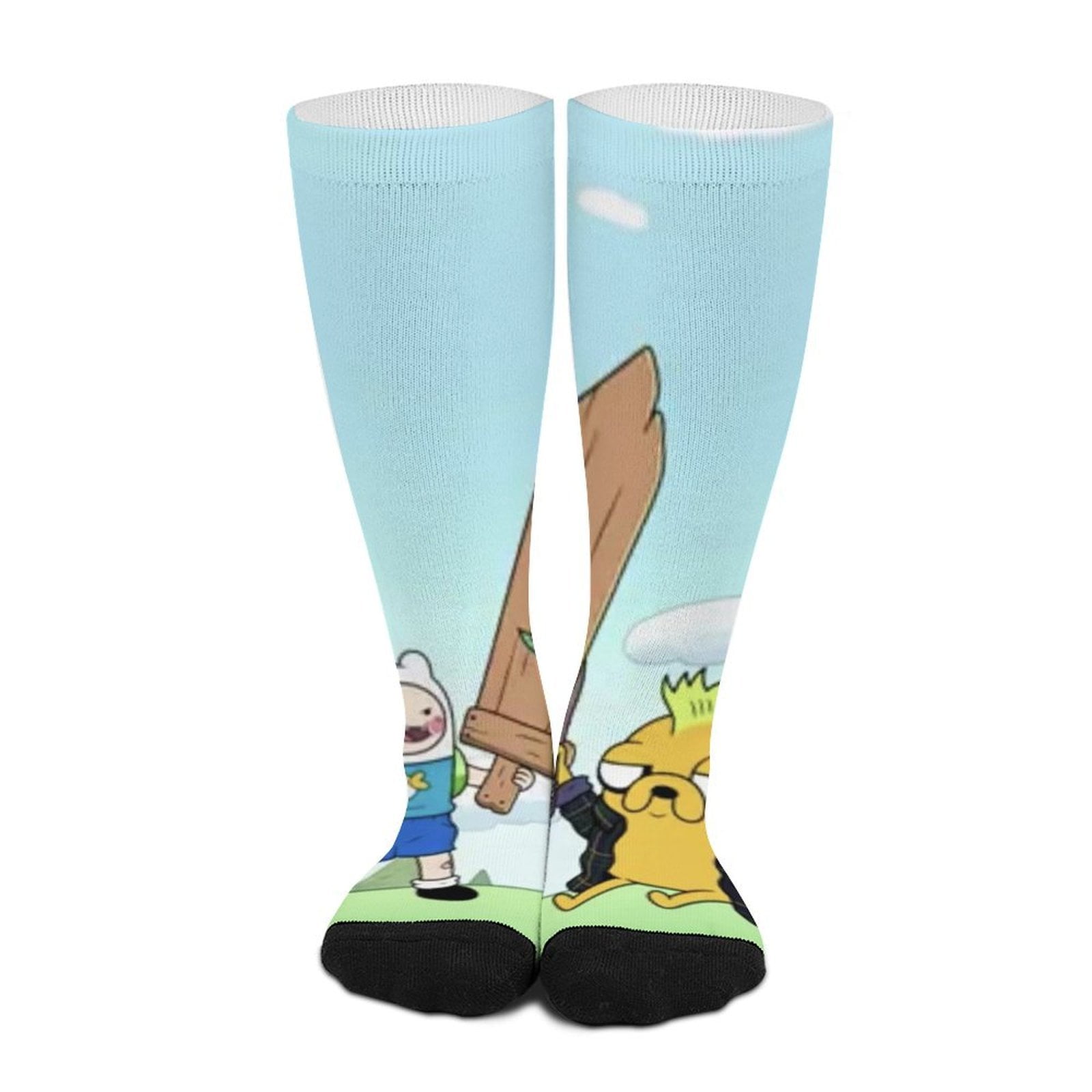 Adventure Time Animated Unisex Socks Stockings Fashion Cozy Soft Crew ...