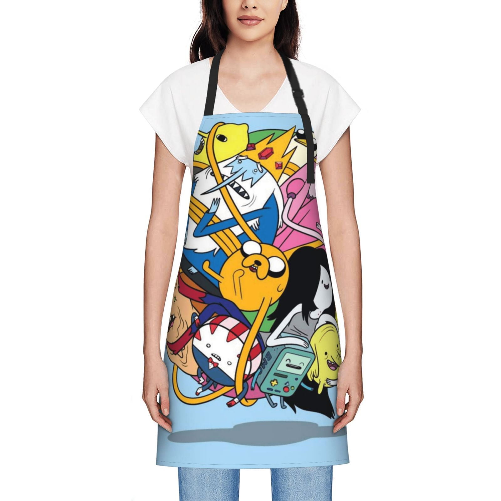 Adventure Time Animated Waterproof Apron Home Decor For Kitchen/Cooking ...