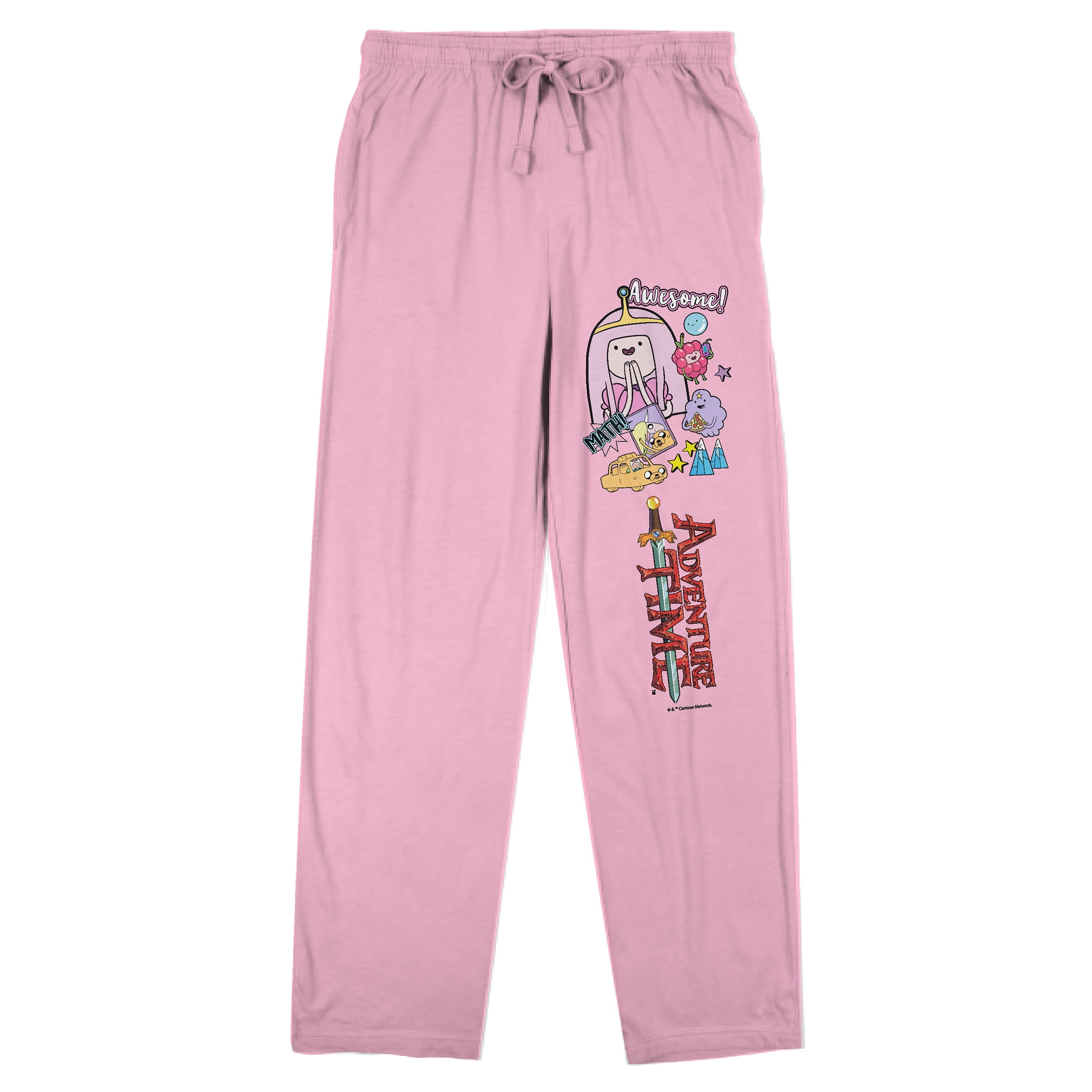 Adventure Time Awesome Princess Bubblegum, Jake, and Finn Women's Pink ...