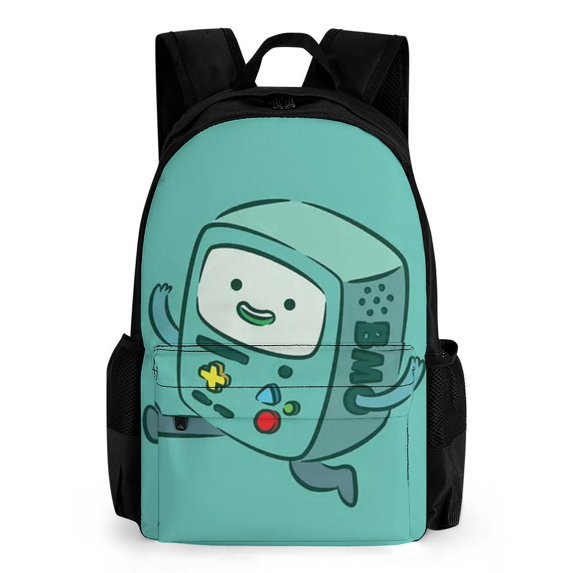 Adventure Time BMO Cartoon Backpack Laptop Bag Student Satchel ...