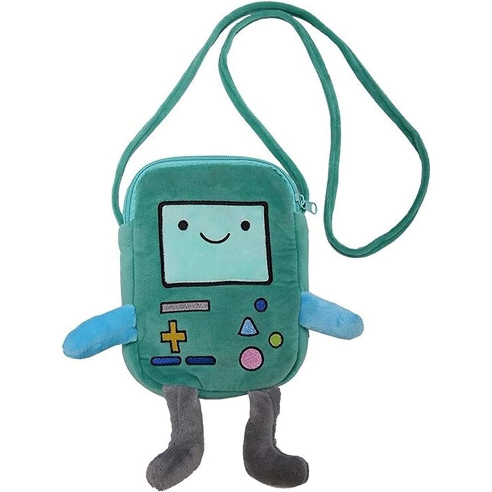 Adventure Time BMO Character 7.8" Plush Crossbody Bag, Adventure Time ...