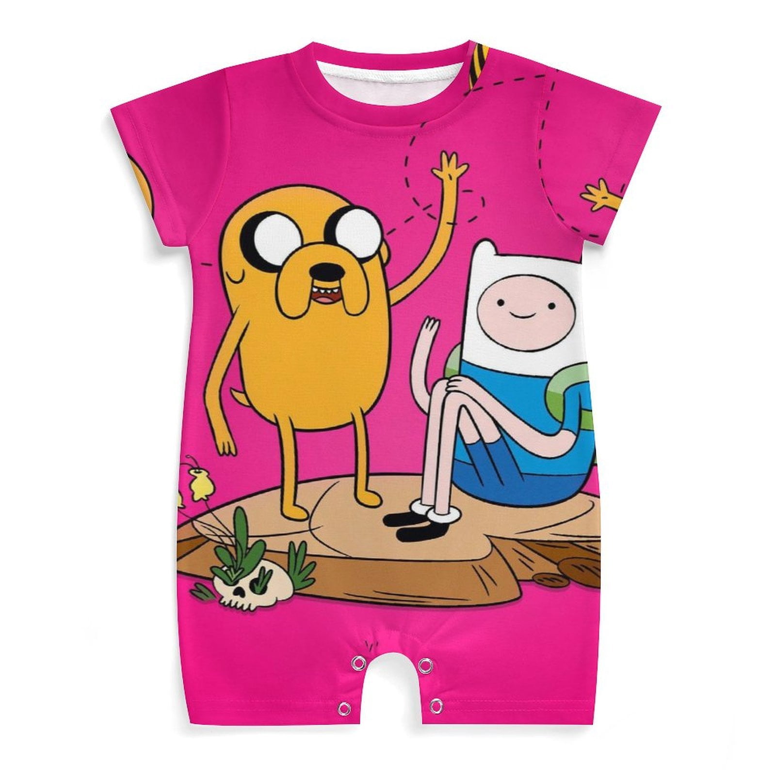 Adventure Time Baby One-Piece Rompers Summer Short Sleeve Outfit ...