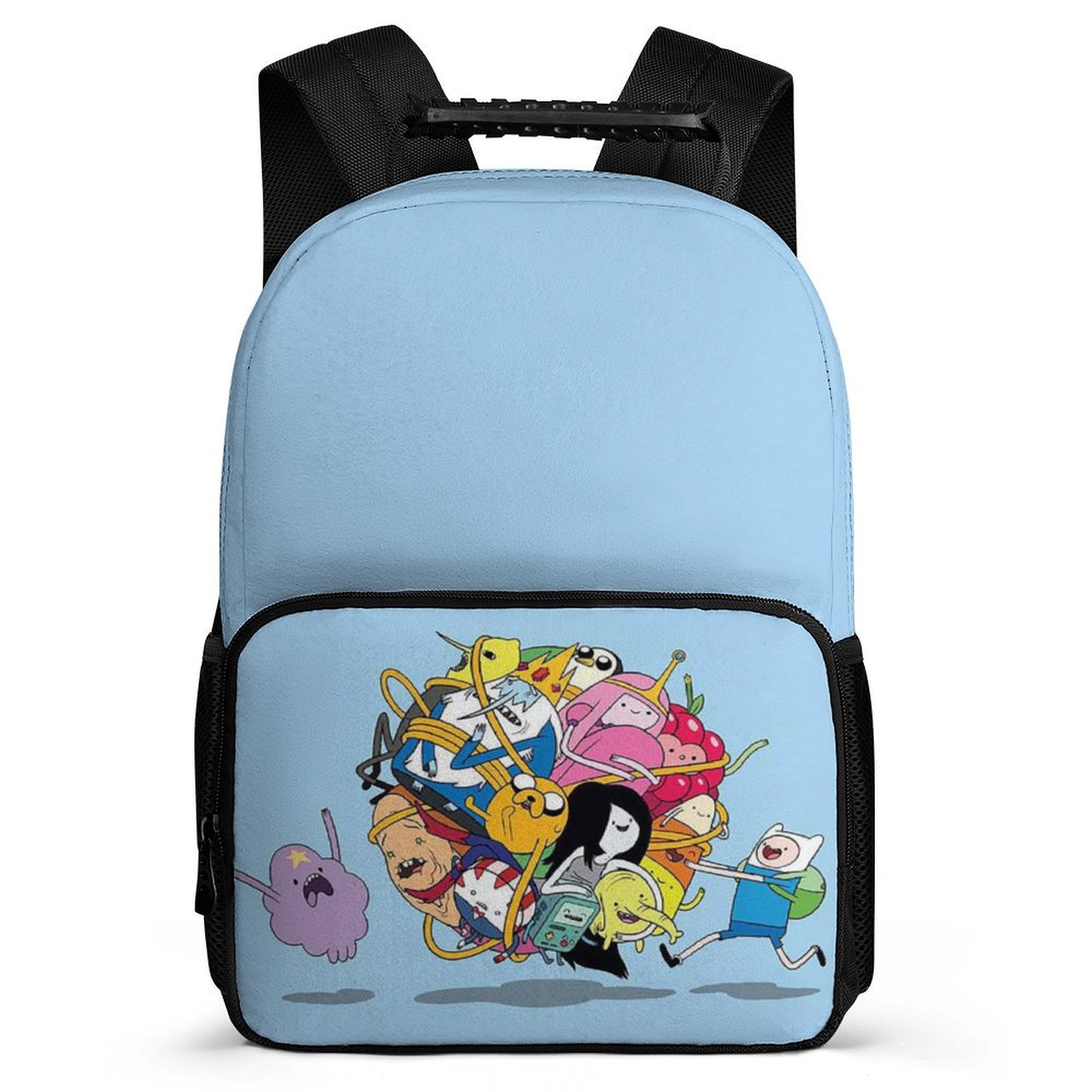 Adventure Time Backpack 16 Inch Shoulder Laptop Bookbags Casual College ...
