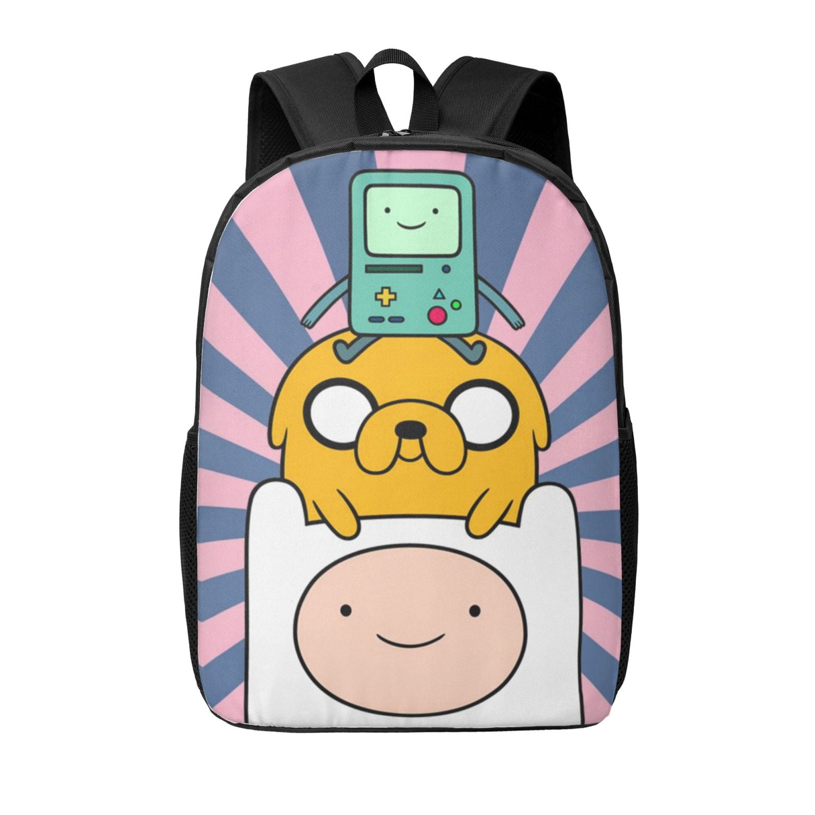 Adventure Time Backpack 17 Inch Large Capacity Casual School Bag ...