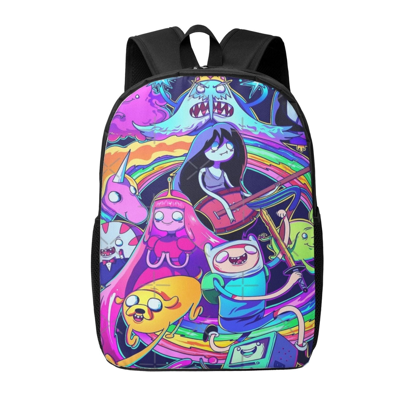 Adventure Time Backpack 17 Inch Large Capacity Casual School Bag ...