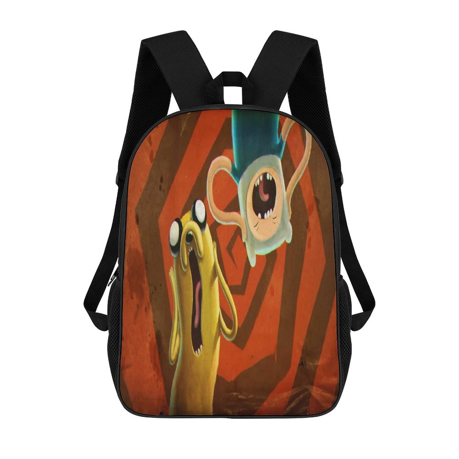 Adventure Time Backpack 17 Inch Lightweight Anime Print Design Backpack ...