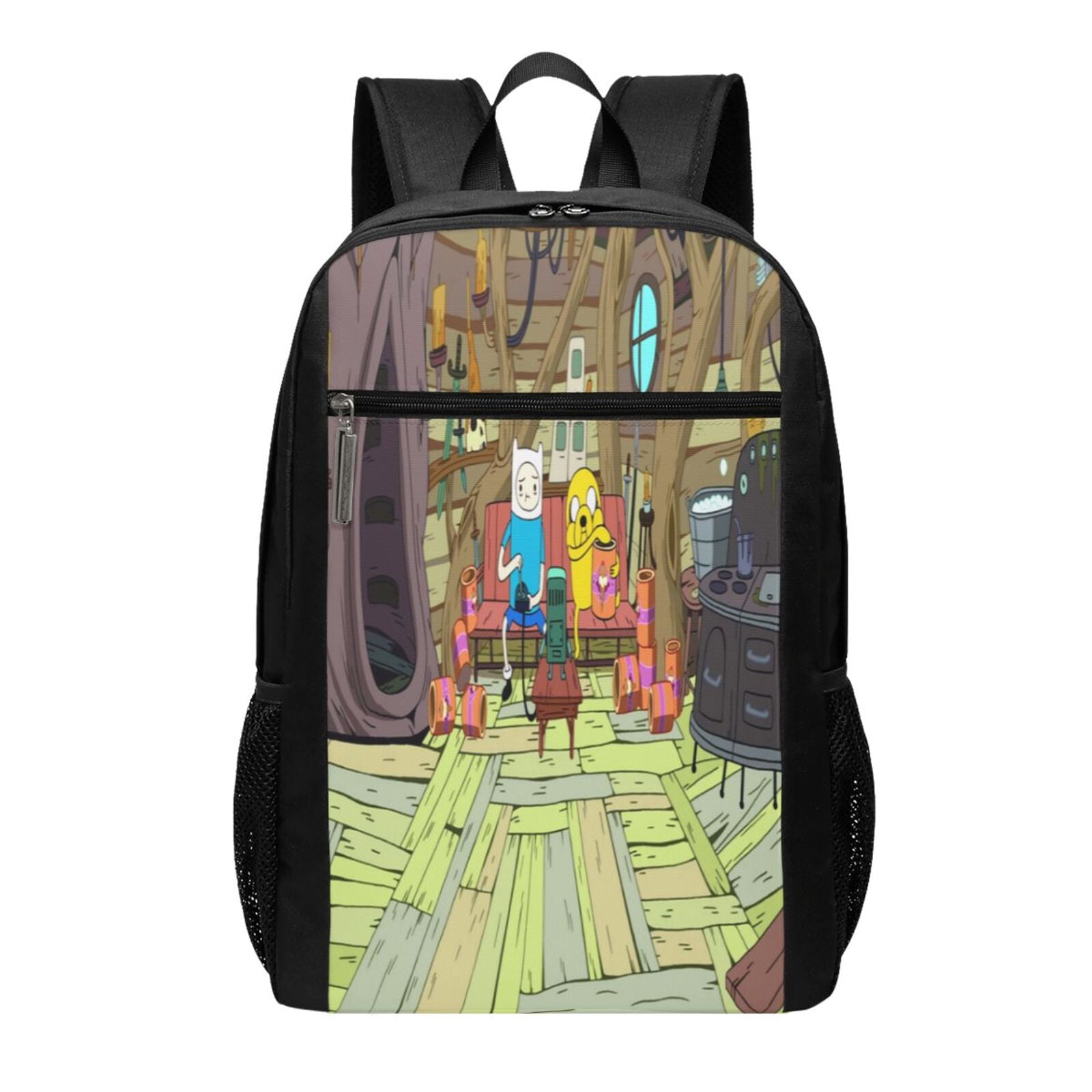 Adventure Time Backpack 3d Printed Anime School Book Bag Adjustable ...