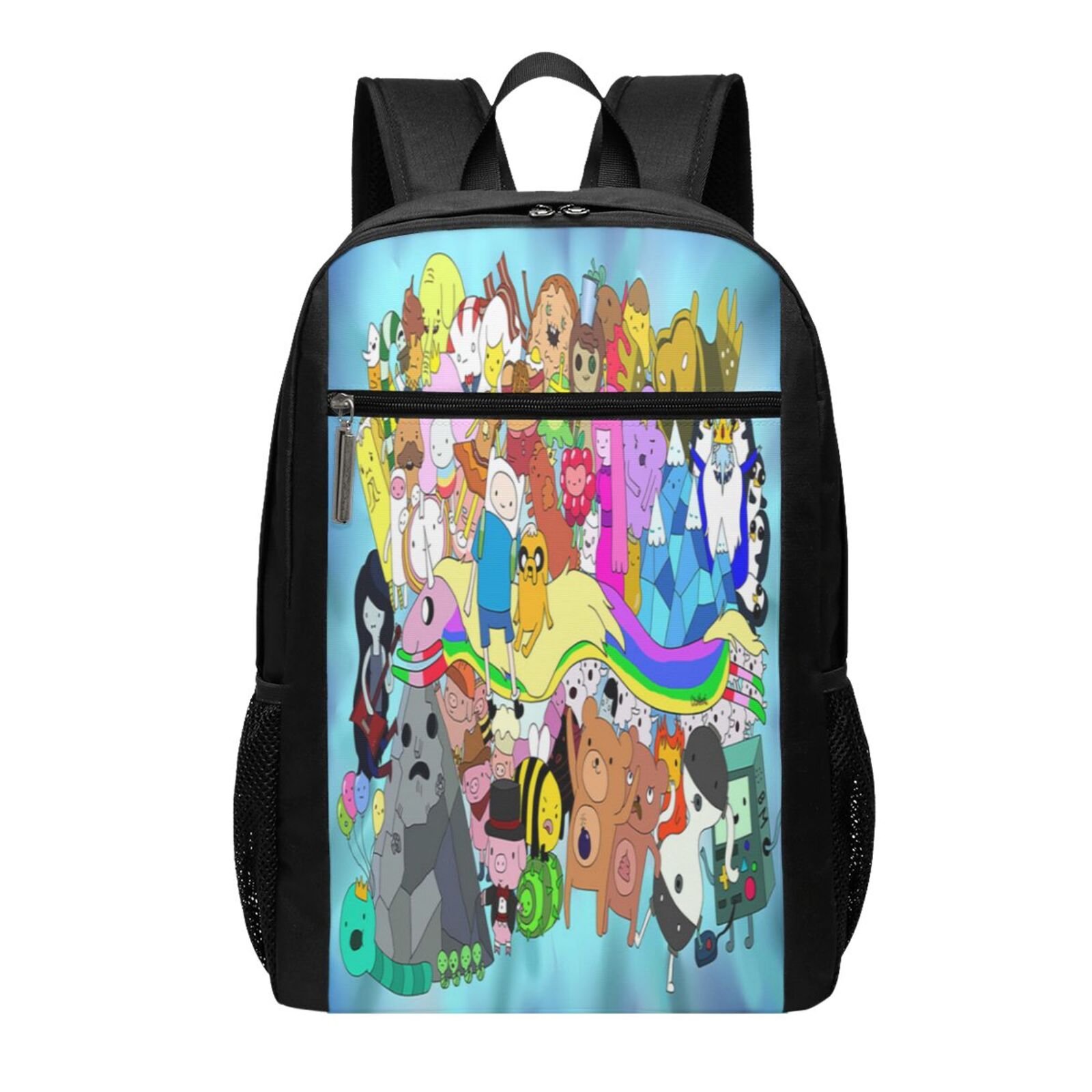 Adventure Time Backpack 3d Printed Anime School Book Bag Adjustable ...