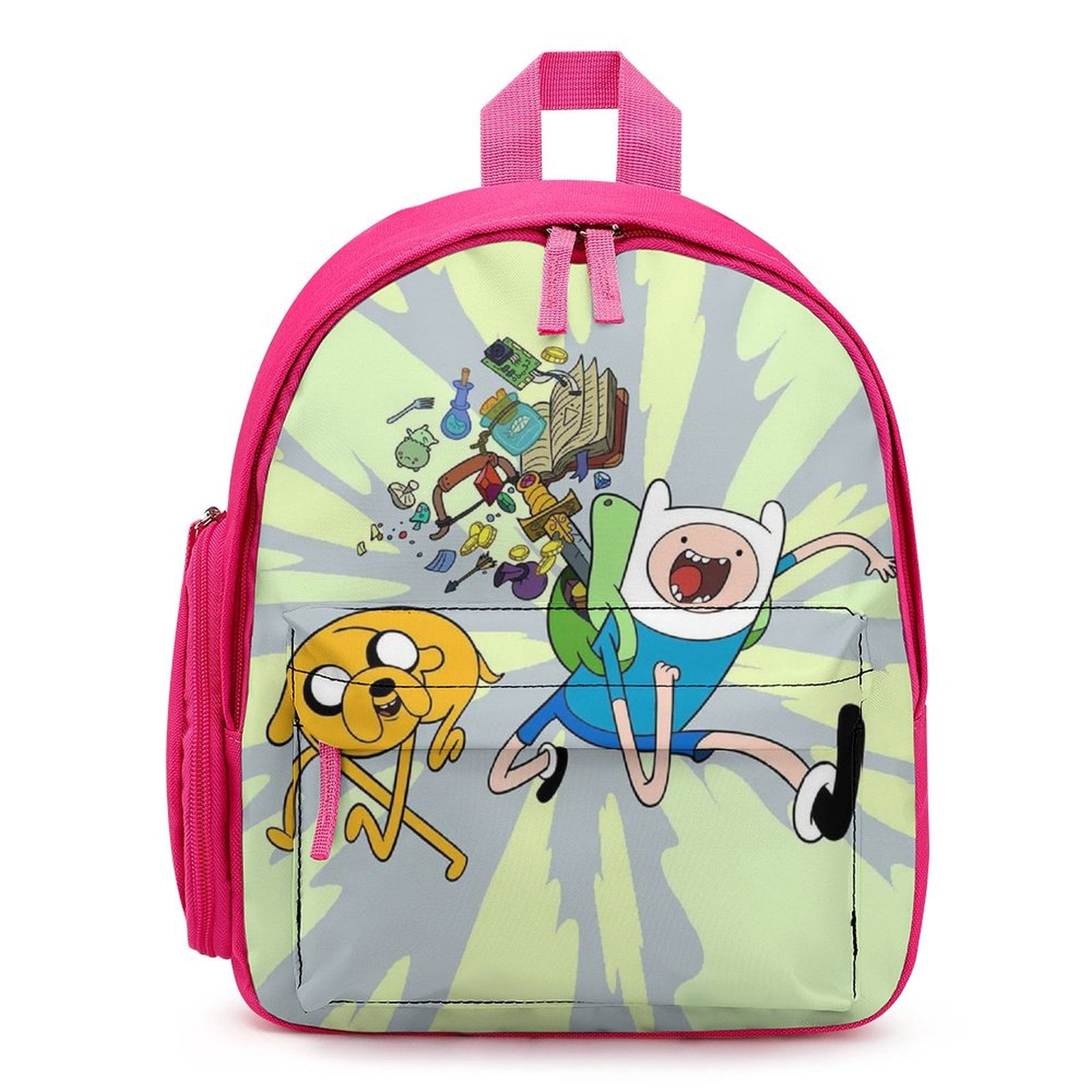 Adventure Time Backpack Cute Print Daypack Lightweight Casual Backpack ...
