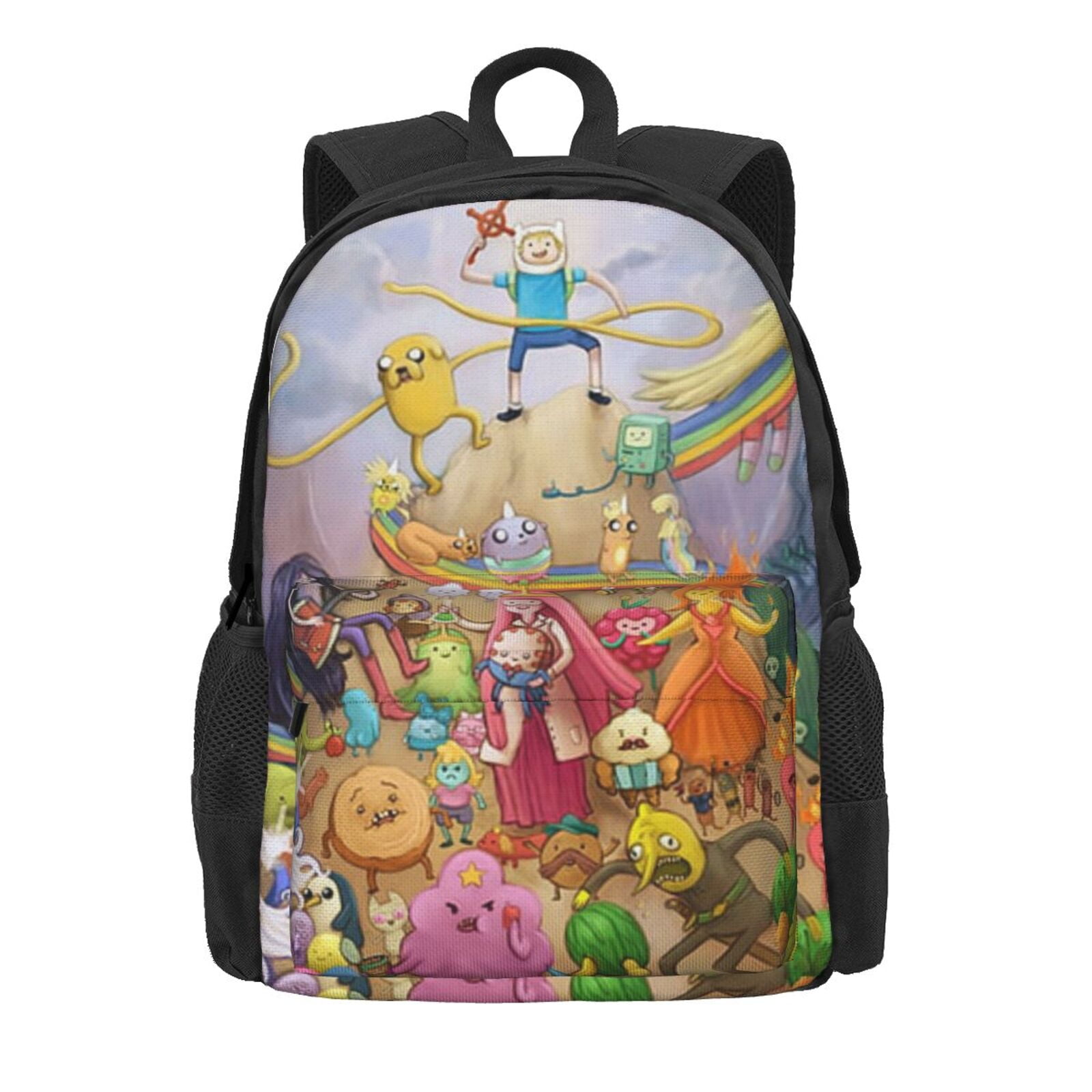 Adventure Time Backpack, Large Capacity Book Bag For College Work ...